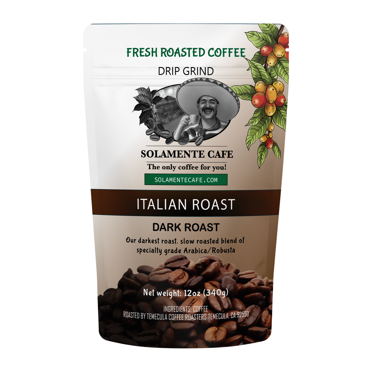Italian Roast Coffee: A Symphony of Flavor (Dark Roast) - Solamente Cafe